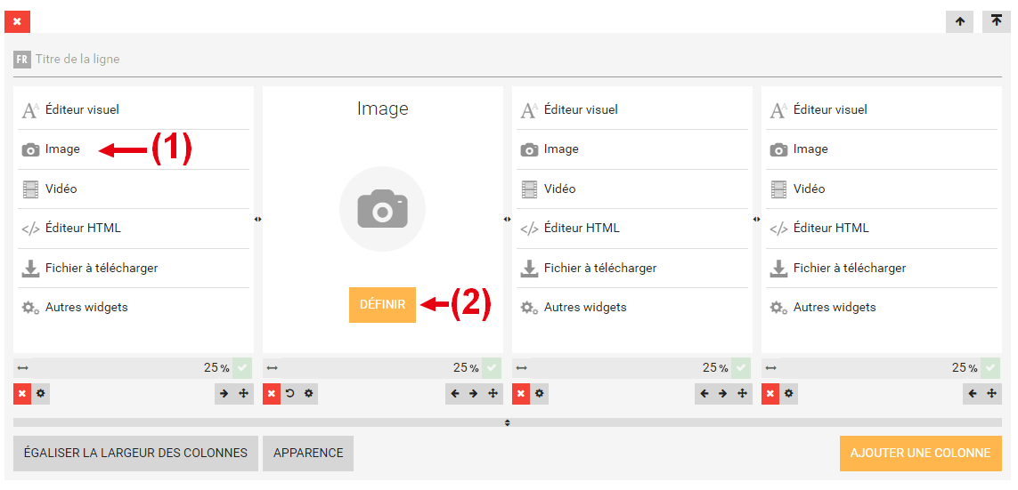 Comment ajouter une image dans une page